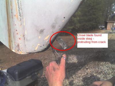 Help with Rudder and skeg details | Morgan 38 Sailboat Forum