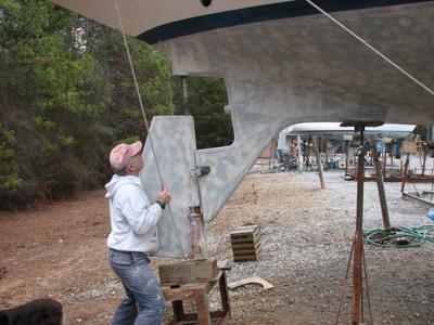 Help with Rudder and skeg details | Morgan 38 Sailboat Forum