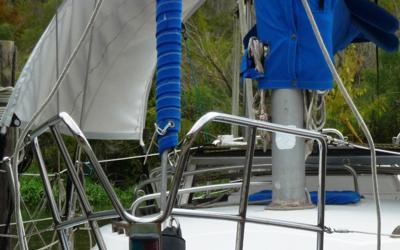 Stack Pack Mainsail Handling System | Morgan 38 Sailboat Forum