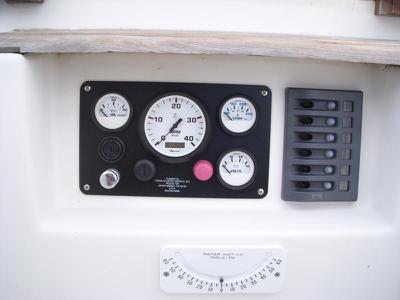 Perkins instrument panel plate | Morgan 38 Sailboat Forum