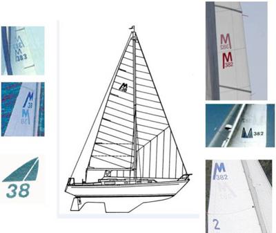 Sail insignia | Morgan 38 Sailboat Forum