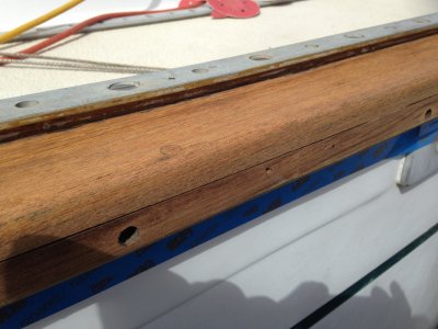 Cap Rail refinishing question | Morgan 38 Sailboat Forum