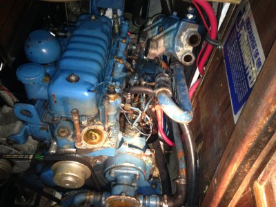 Perkins coolant drain | Morgan 38 Sailboat Forum