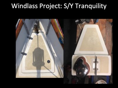 Maxwell RC8-8 Vertical windlass install | Morgan 38 Sailboat Forum