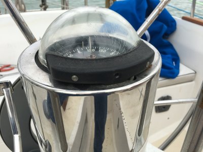 Replacement compass for the Edson Pedestal | Morgan 38 Sailboat Forum