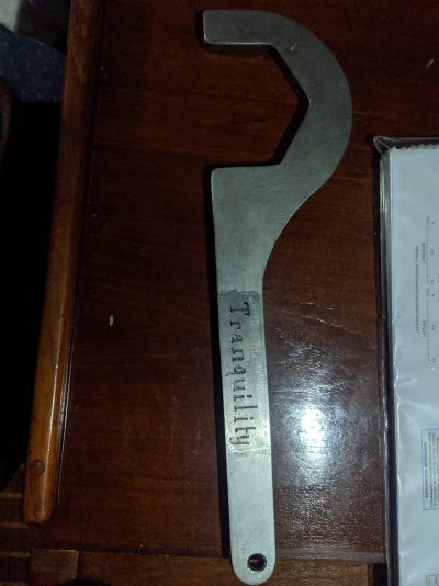 Fabricating a Rudder Packing Nut Wrench | Morgan 38 Sailboat Forum